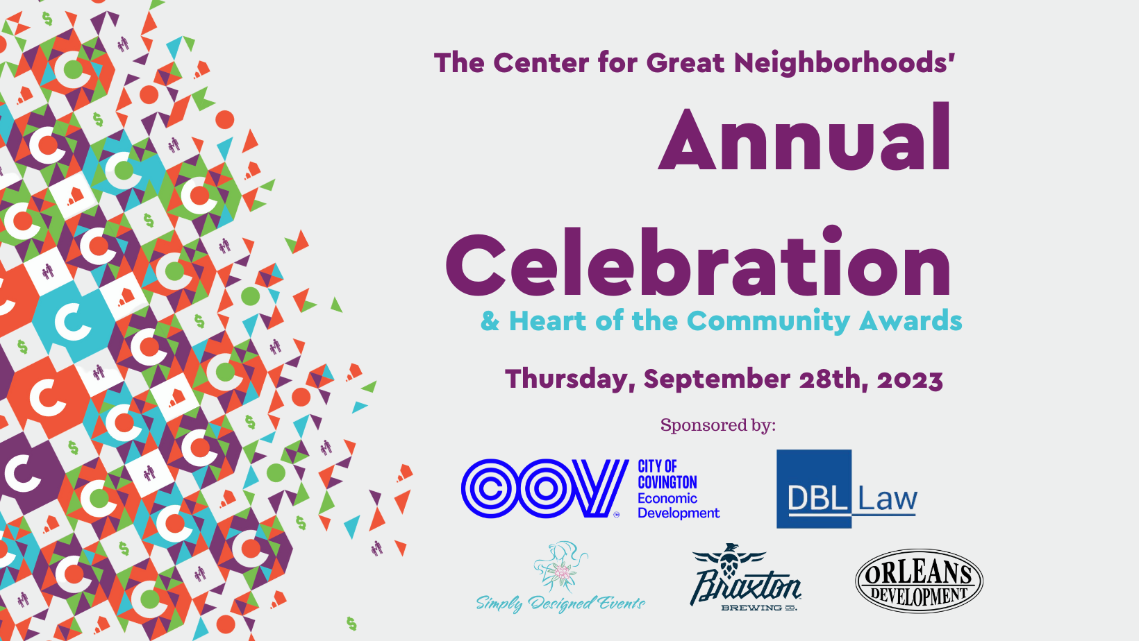 Annual Celebration – The Center for Great Neighborhoods